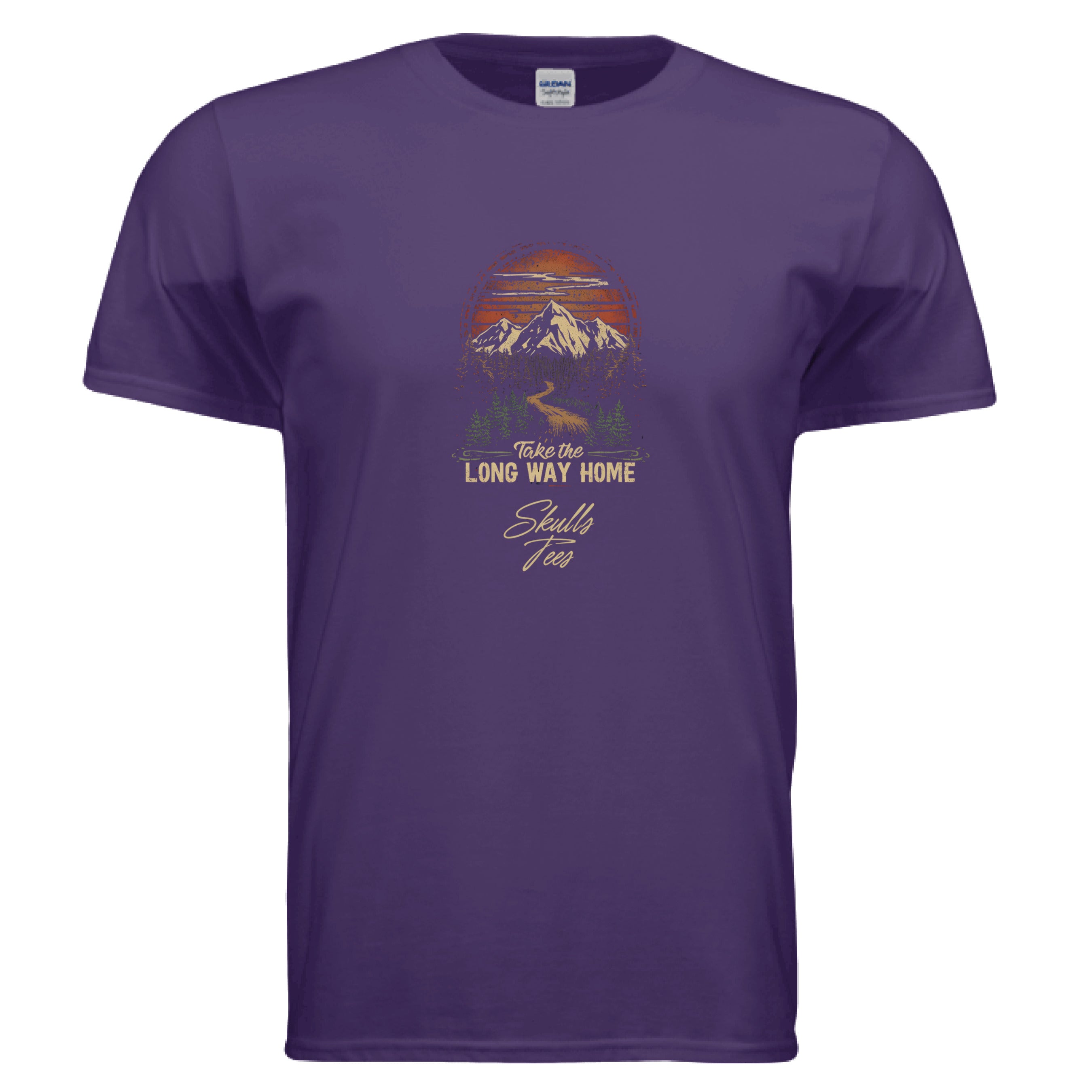 Take The Long Way Home Tee | Wanderlust Shirt – Skulls Tees | Bold ...